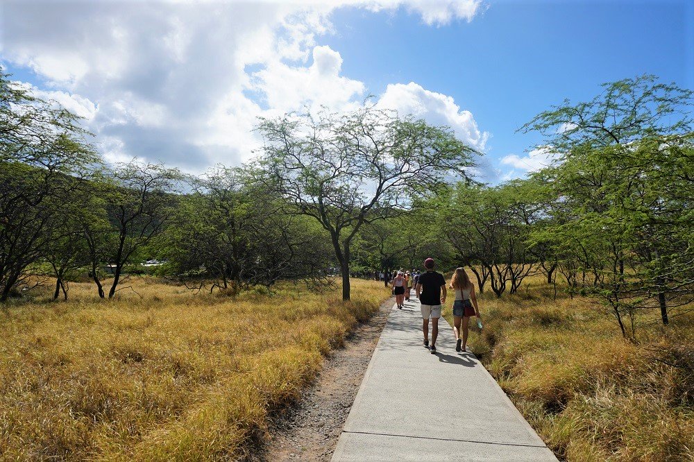 Hiking Diamond Head Trail