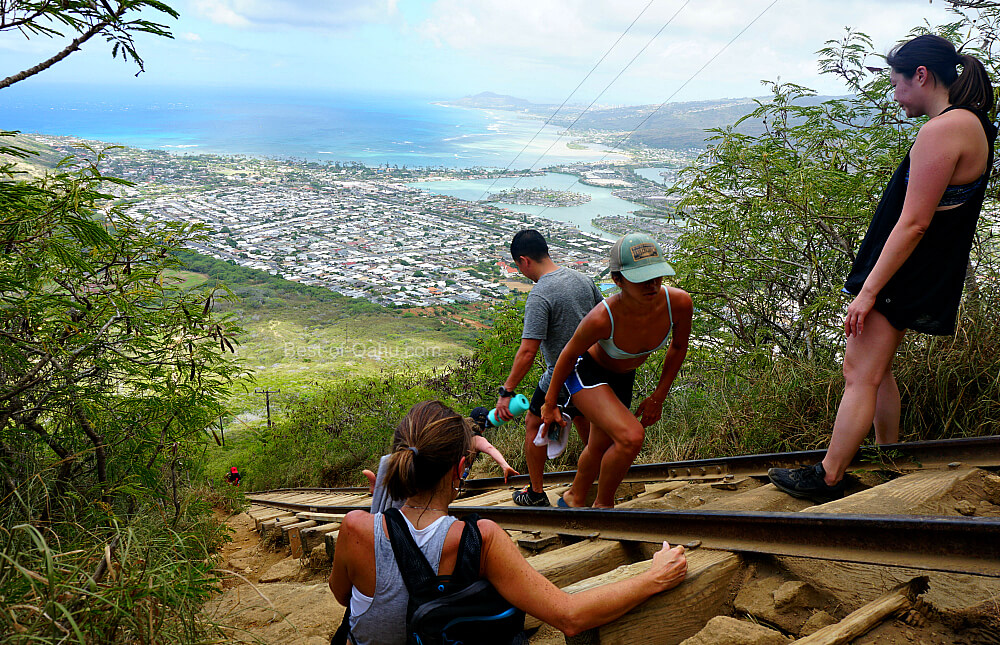 Hiking the Koko Crater Trail Hiking the Koko Crater Trail